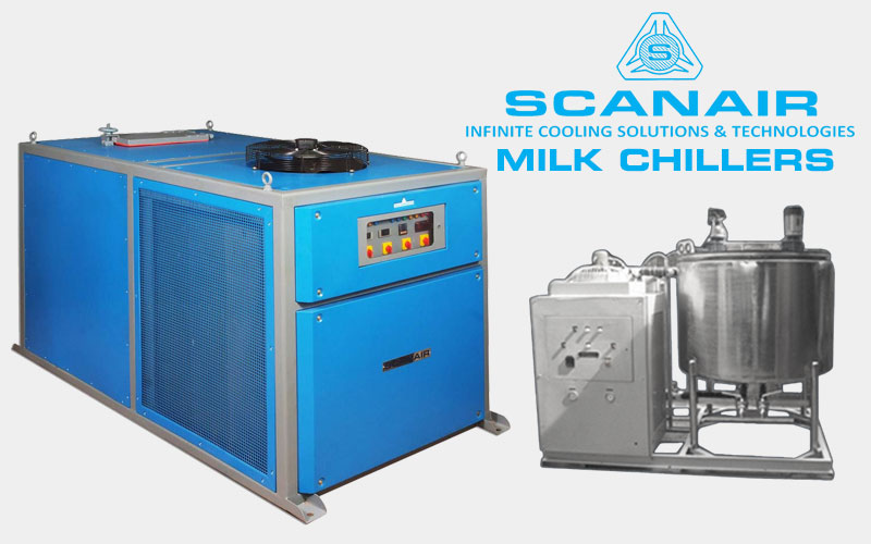 MILK CHILLERS – Scanair Industrial Chillers